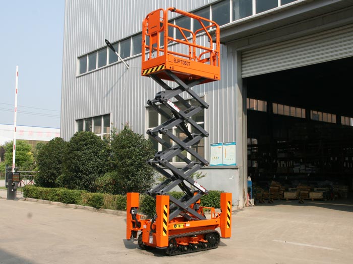 Crawler Scissor Lift for Construction, Maintenance, and Repair Work at ...