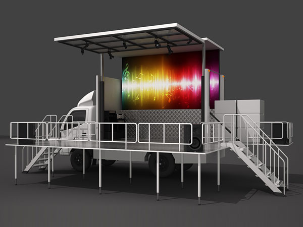 Mobile stage truck Usages and Specification - HENAN SWAN VEHICLE CO.,LTD.